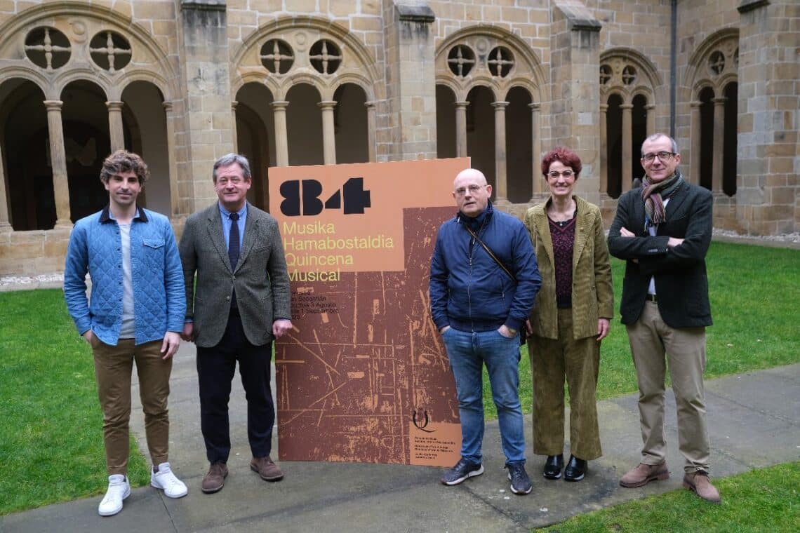 Txomin Badiola crea el nuevo cartel de la Quincena Musical